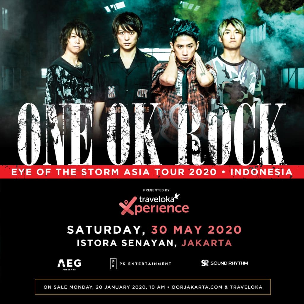 ONE OK ROCK Siap Sambangi Jakarta 30 Mei 2020 Dengan Konser EYE OF THE