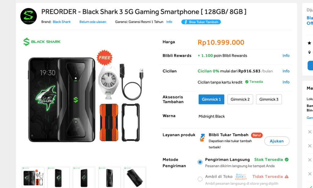 Resmi Di Indonesia, Harga Black Shark 3 Series Mulai dari 10 Jutaan ...