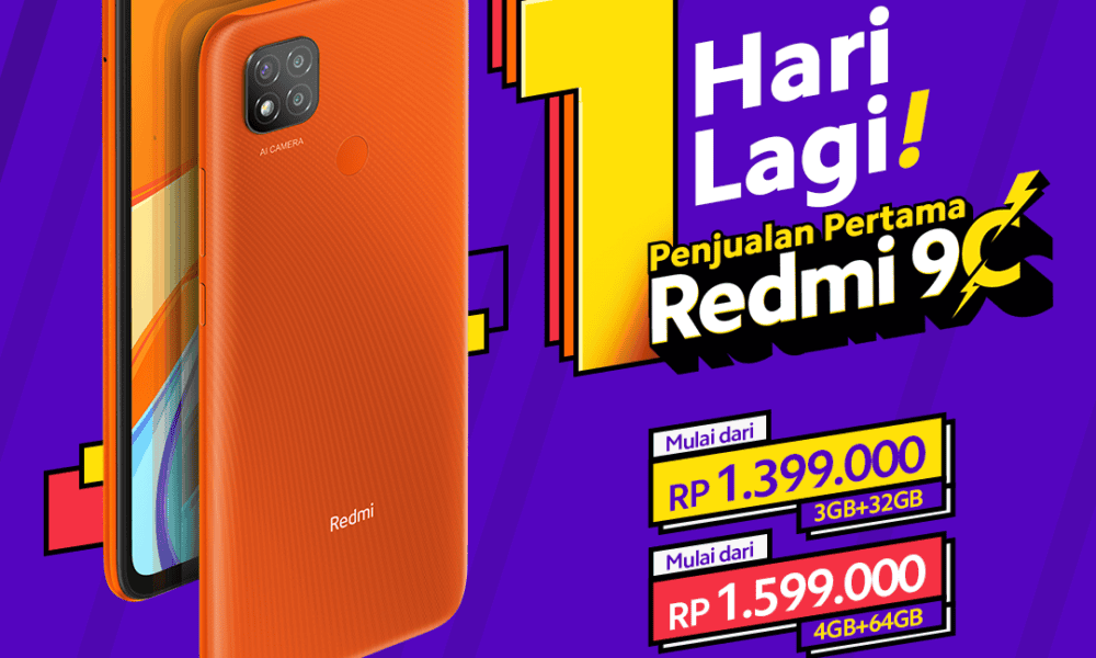 Ini Jadwal Penjualan dan Harga Redmi 9C | GwiGwi