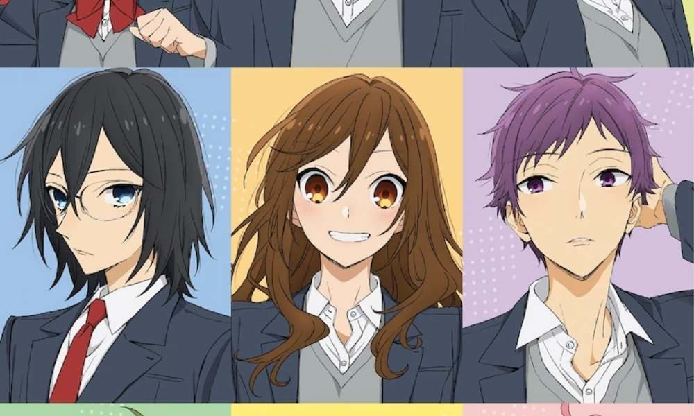 Anime HoriMiya Mengumumkan 9 Pemeran dan Visual Key Ceria | GwiGwi