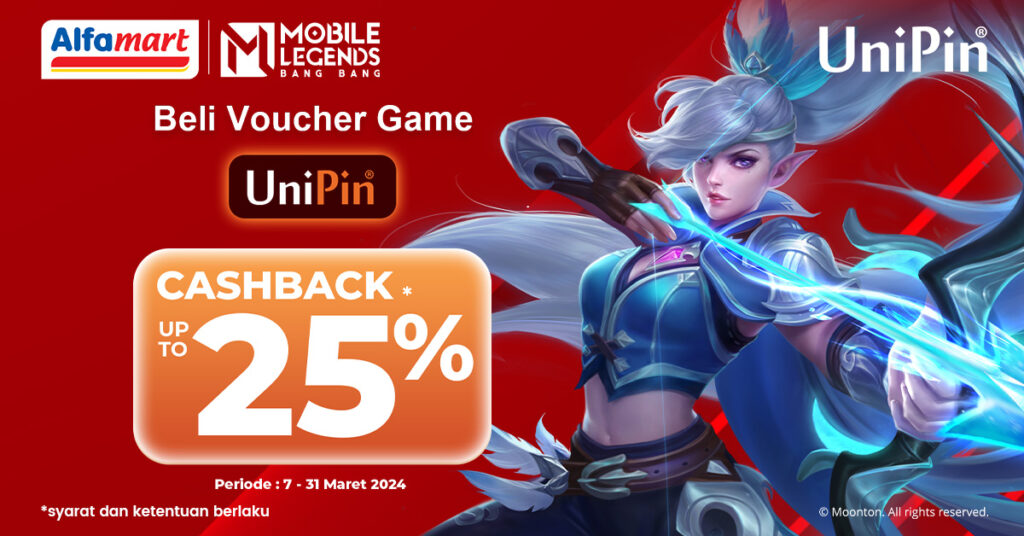 Per Maret 2024, Voucher Game UniPin Sudah Bisa Dibeli di Alfamart! | GwiGwi